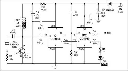 Precision Clock Circuit | Detailed Circuit Diagram Available