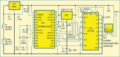 Wireless Gesture Controlled Robot | Full Project with Source Code