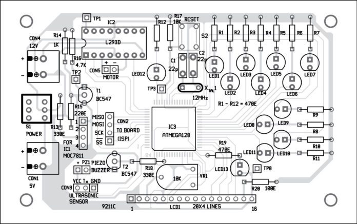 Microcontroller Based Ultrasonic Radar Full Project With Source Code 7552