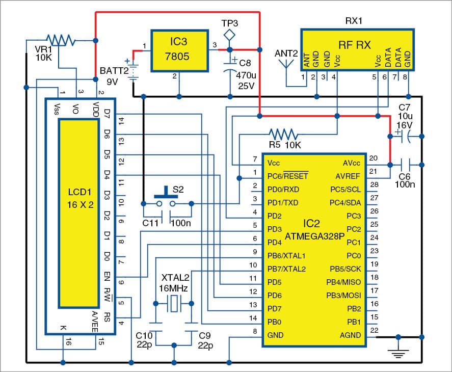 Fridge Temperature and Humidity Indicator - DIY Electronics Project