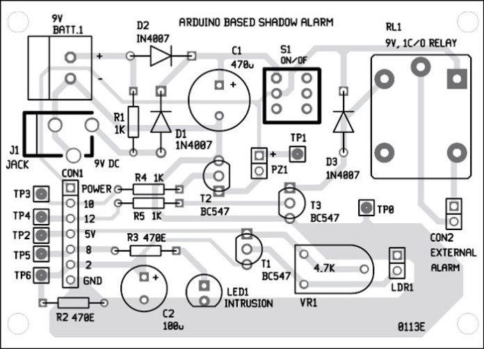 Arduino-Based Shadow Alarm