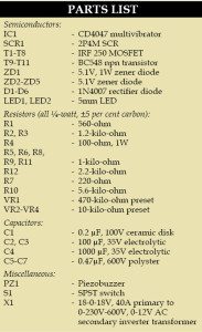 Designing 1kW Sine Wave Inverter Circuit | Complete Guide