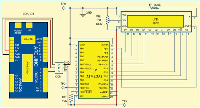 Serial LCD Module | Full Electronics Project With Circuit Explaination