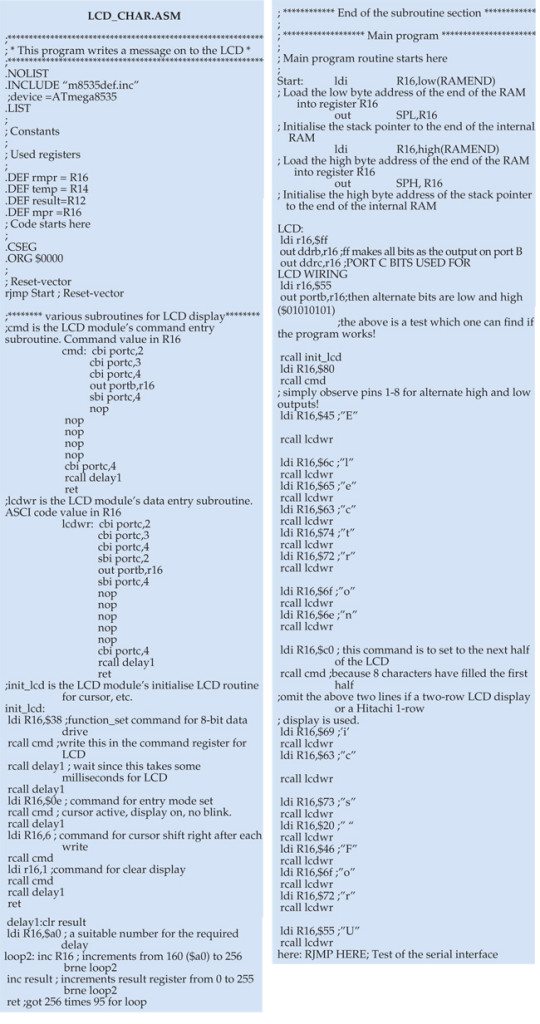 Part 1 of 3: USING AVR MICROCONTROLLERS FOR PROJECTS