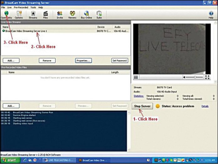 Live Telecasting on Your Web - Electronics For You – Official Site ...