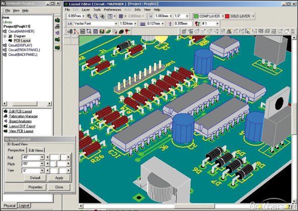 EDWinXP: An Integrated Electronics Design Suite