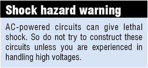 Transformerless Power Supply | with Full Circuit Diagrams