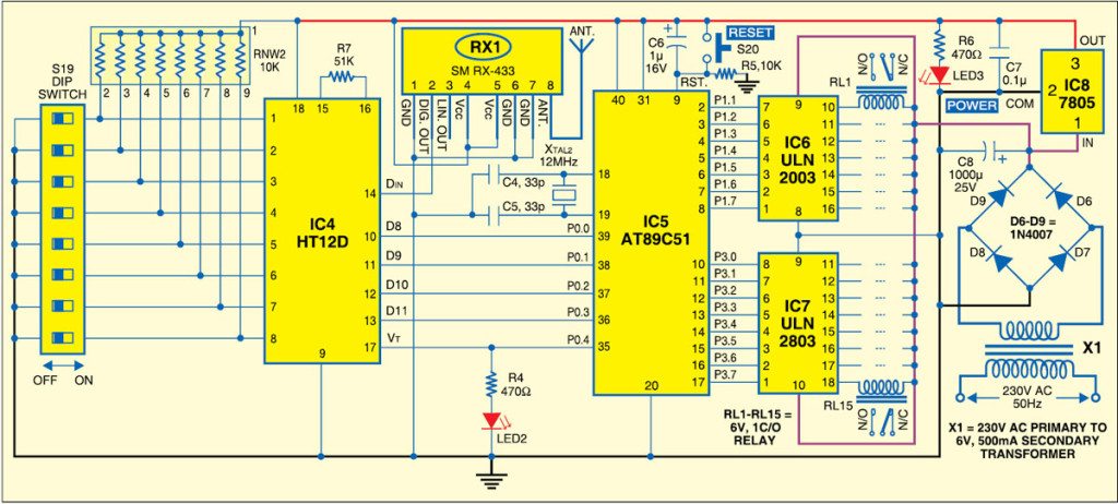 RF-Based Multiple Device Control | Full Electronics Project