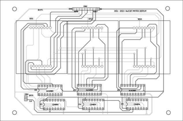 LED Scrolling Display | Full Circuit Diagram with Source Code