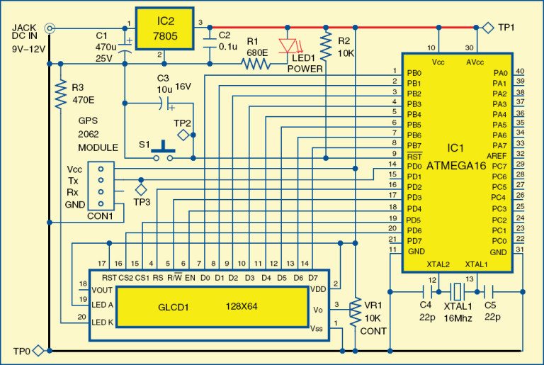 GPS Navigator | Full Electronics Project with Circuit Explaination