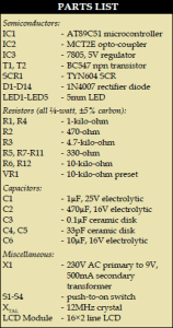 Phase Angle Controller of SCR Using AT89C51 | Full Project Available