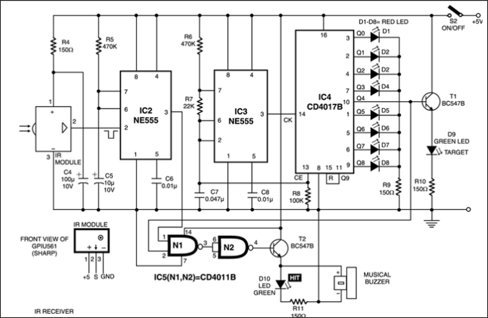 Infrared Electronic Shooting Game | Full Project Available