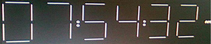 Digital Clock with AM and PM Display