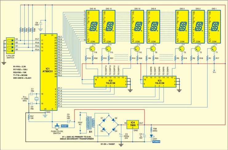 Microcontroller-Based Moving Message Display