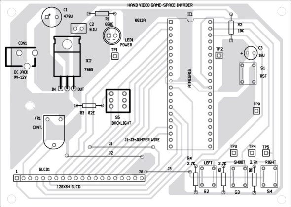 'Space Invaders 'Hand Video Game