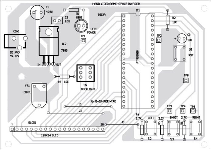 'Space Invaders 'Hand Video Game