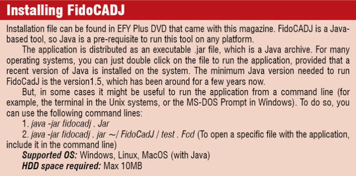 FidoCADJ: Vector Drawing Software