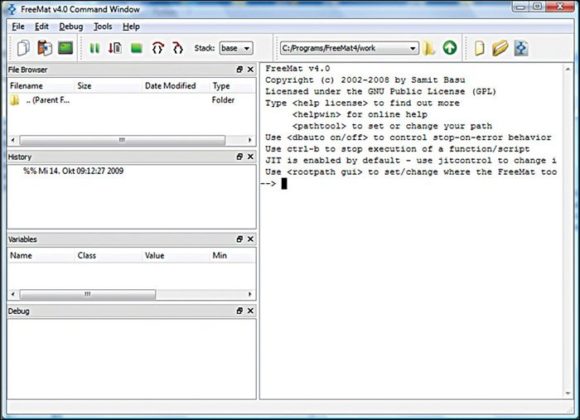 FreeMat: A Free Alternative to MATLAB