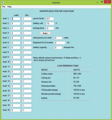 Software to Help You Select Inverter for Your Home