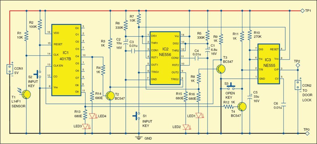 Laser Based Security Lock