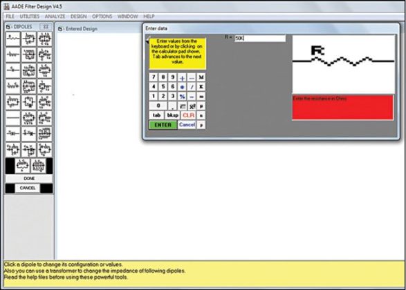 AADE Filter Design V4.5: A Design & Analysis Tool for Passive Filters