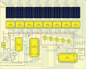 GSM-based Dot-Matrix Display | Full Electronics Project