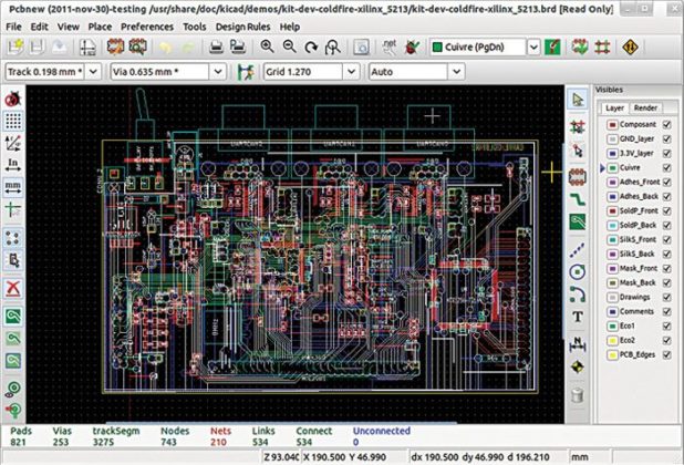 Create PCBs up to 16 Layers with KiCad