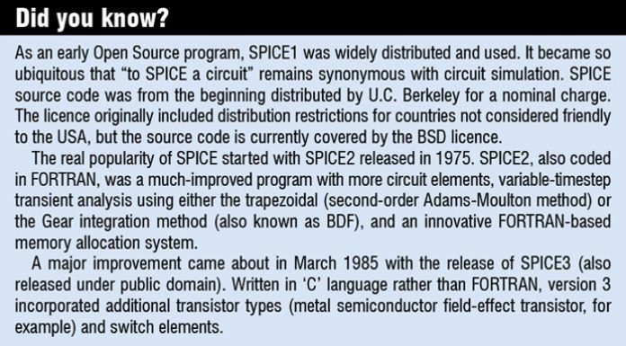 What's New in SPICE?