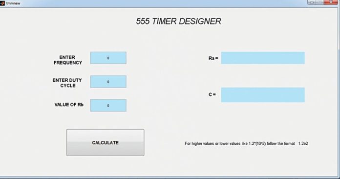 555 Timer Design Using MATLAB