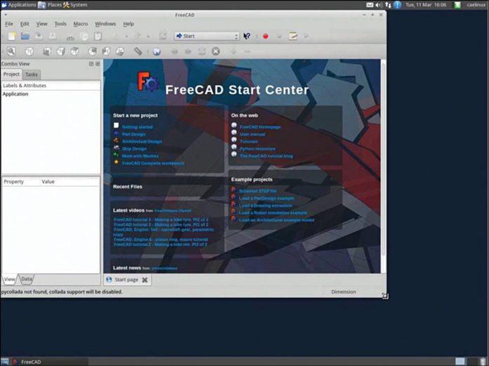CAELinux - A Distribution of Open Source Engineering Tools