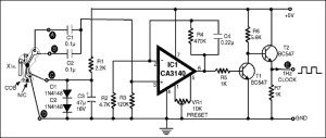 Precision 1Hz clock Generator using Chip-On-Board