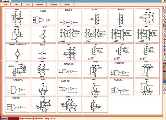 Create PostScript And Netlist Using XCircuit