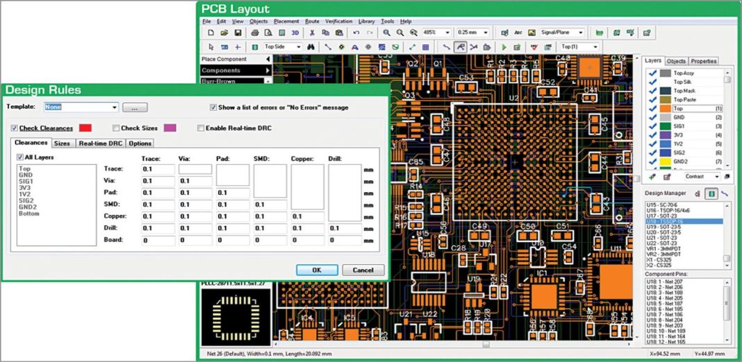 DipTrace For Your Schematic And PCB Design - Electronics For You ...