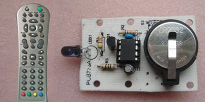 Infrared remote switch circuit | Detailed Project Available