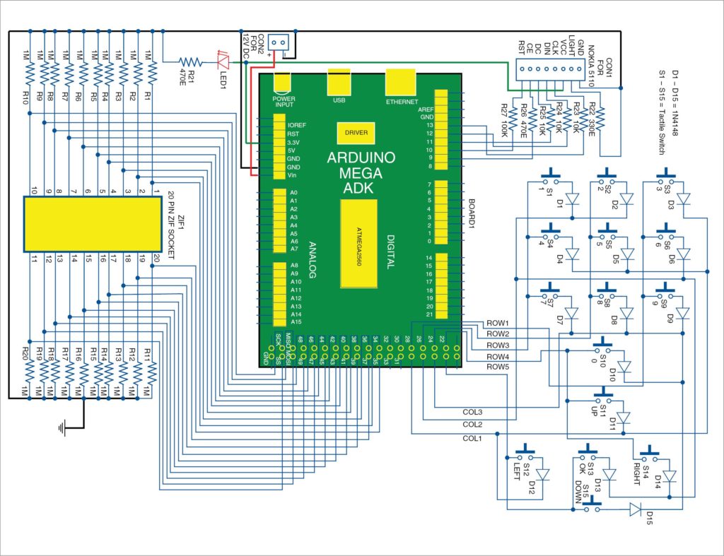 Arduino Based Digital IC Tester with Embedded Truth Table