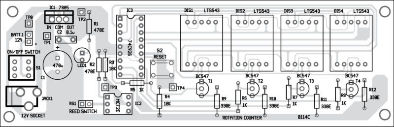 Rotation Counter | Full Electronics Projects with Circuit Explaination