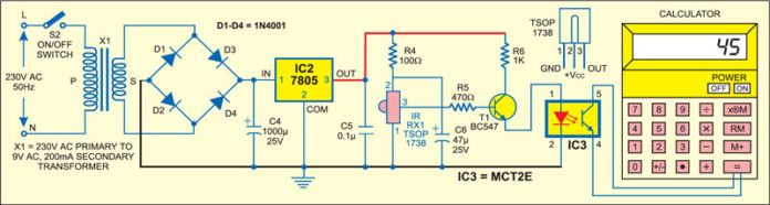 Infrared Object Counter | Full Circuit Diagram Available