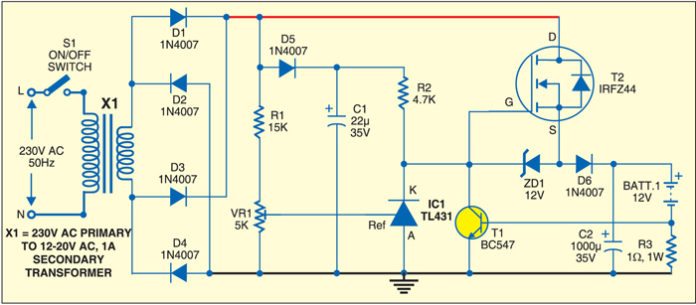 Versatile Battery Charger - Full Circuit Explaination