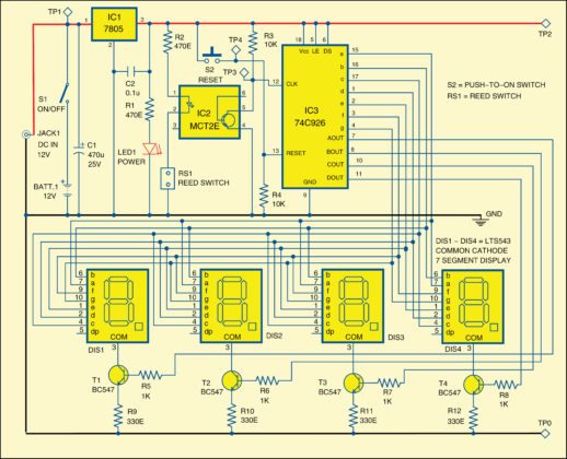 Rotation Counter | Full Electronics Projects with Circuit Explaination