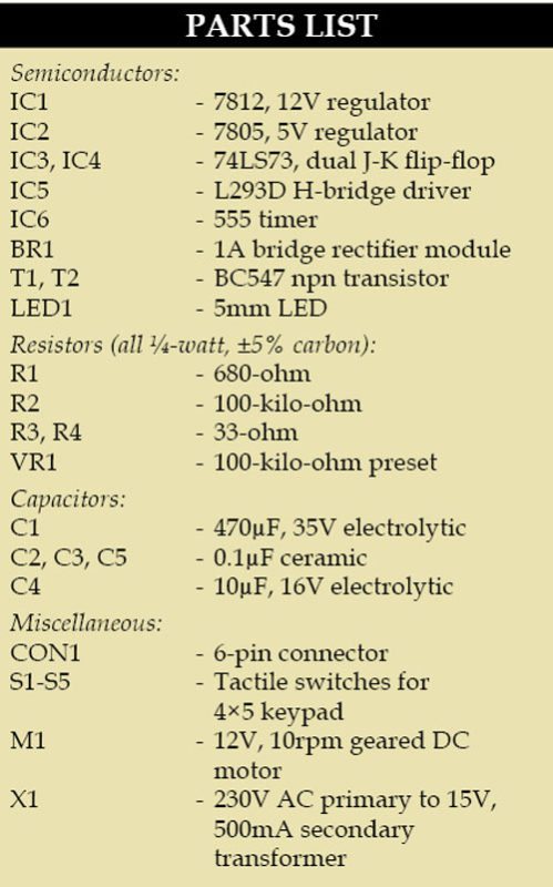 Electronic Door Lock | Full Electronics Project with Schematics