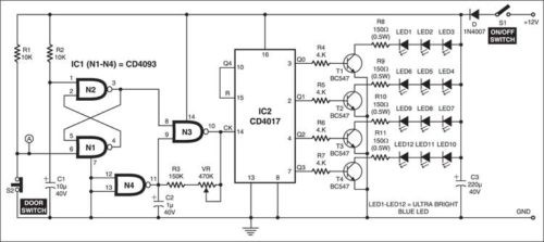 Solidstate Signal Lamp | Detailed Circuit Diagram Available