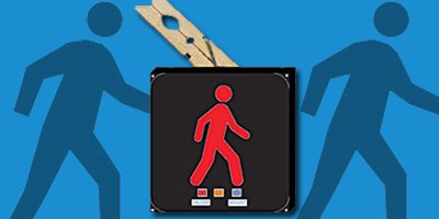 Active Reflector for Pedestrian Safety