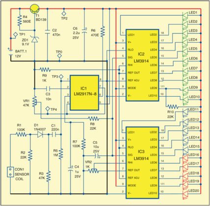 RPM Meter for Automobiles | Full Circuit Explaination