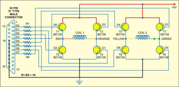 PC Based Stepper Motor Controller | Full Project Available