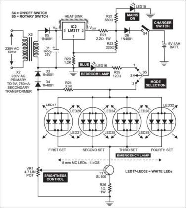 Multipurpose Lamp | Detailed Circuit Diagram Available