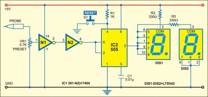 Logic high/low Indicator