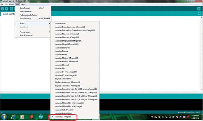 Arduino For Atmega32 Detailed Circuit Diagram Available