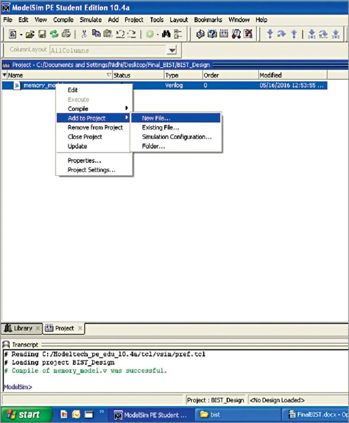 BIST Memory Design Using Verilog | Full DIY Project