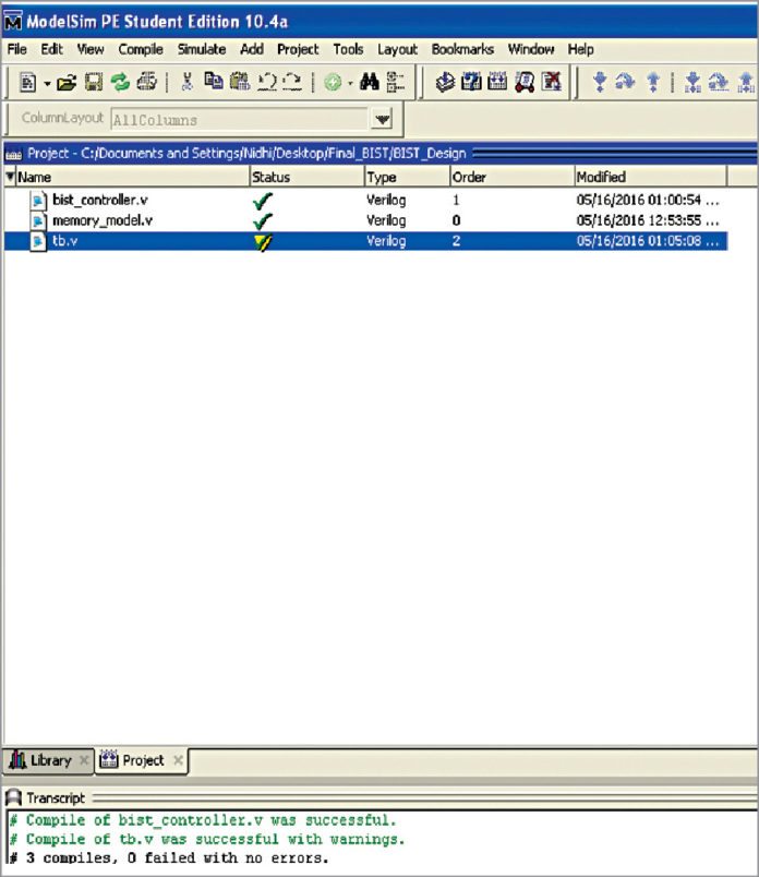 BIST Memory Design Using Verilog | Full DIY Project
