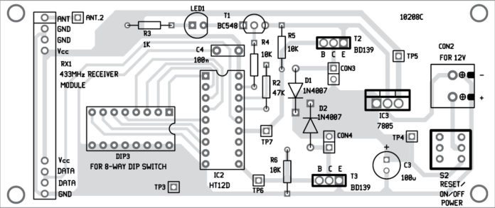 Simple Radio Frequency (RF) Based Code Lock